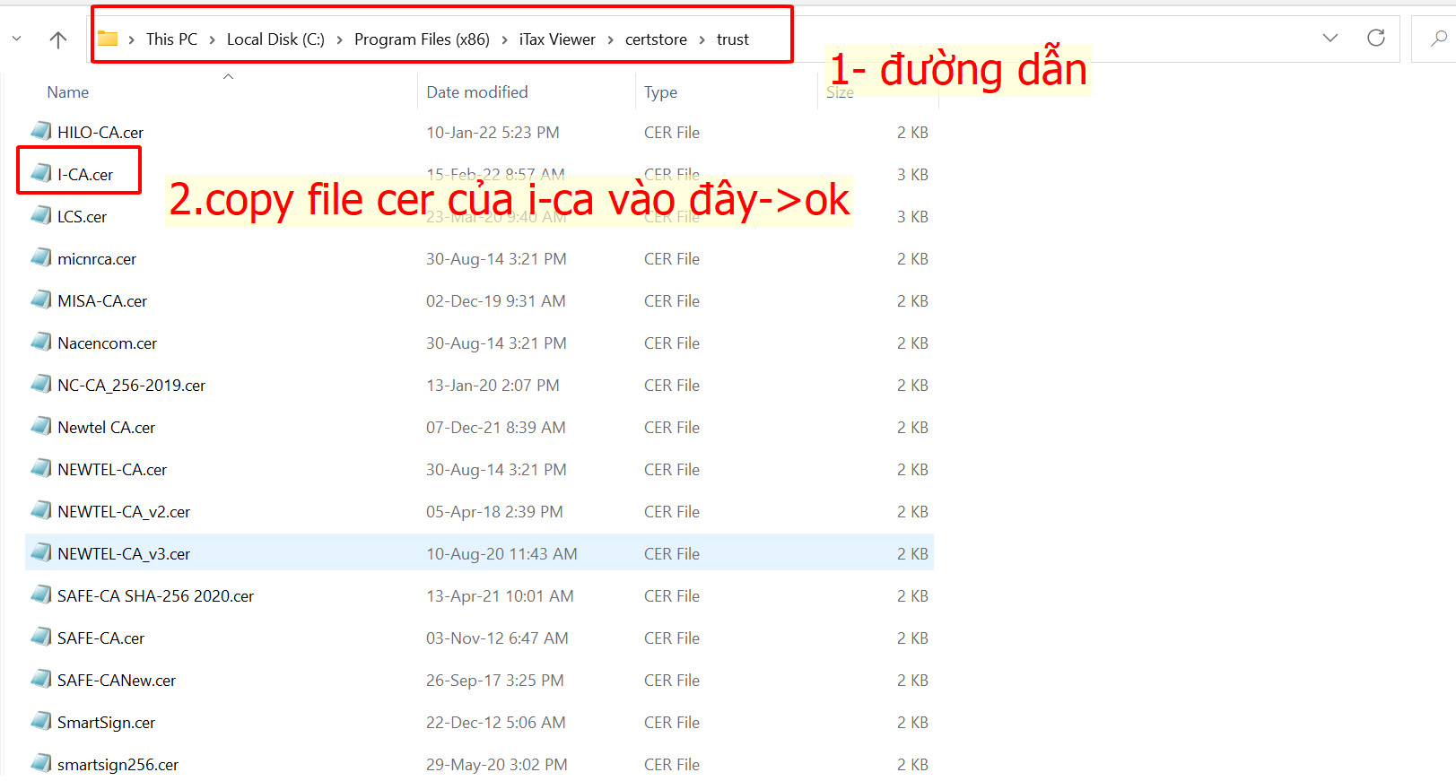 Hướng dẫn sửa Lỗi ItaxViewer không nhận chữ ký số